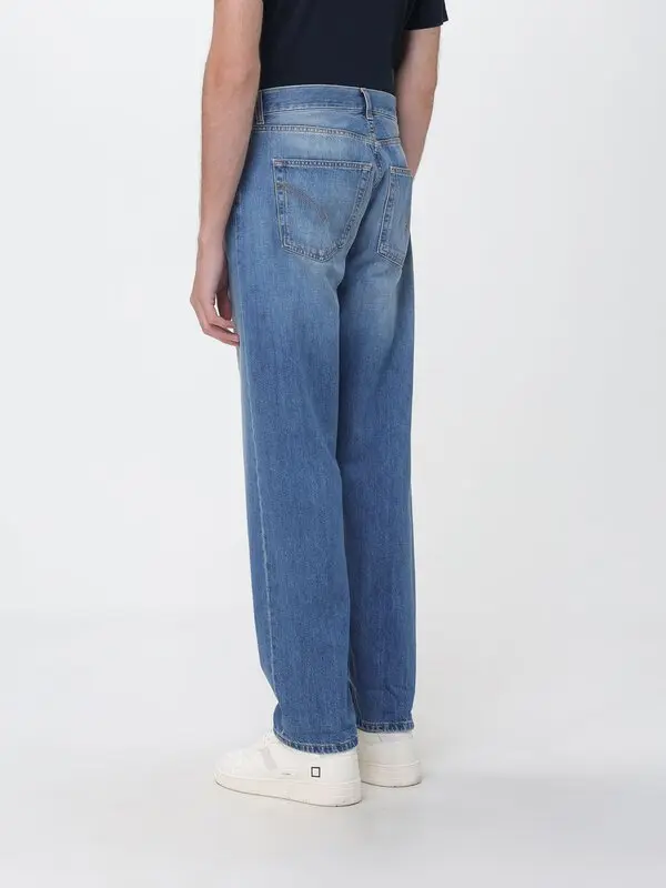 DONDUP Cotton Denim Straight Jeans