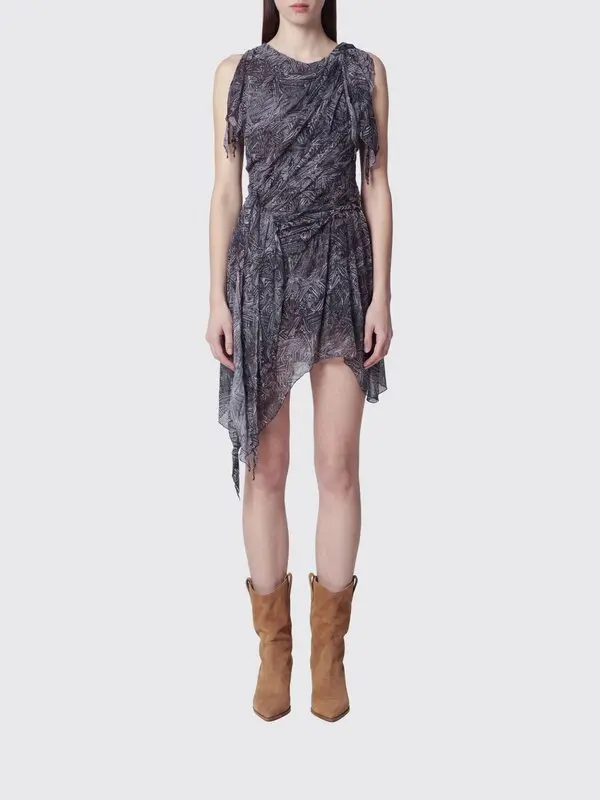 Isabel Marant Étoile Asymmetric Sleeveless Mini Dress - Multicolor
