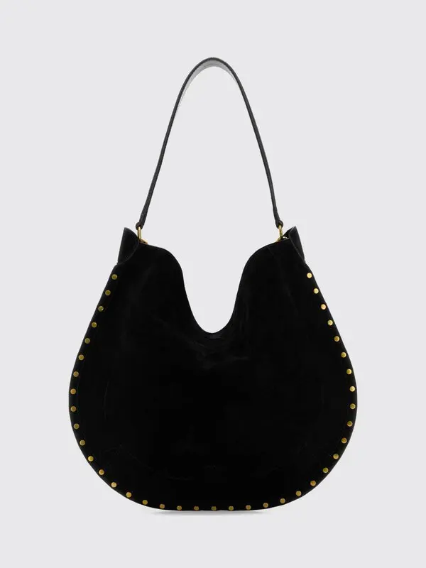 Isabel Marant Étoile Studded Shoulder Bag - Black