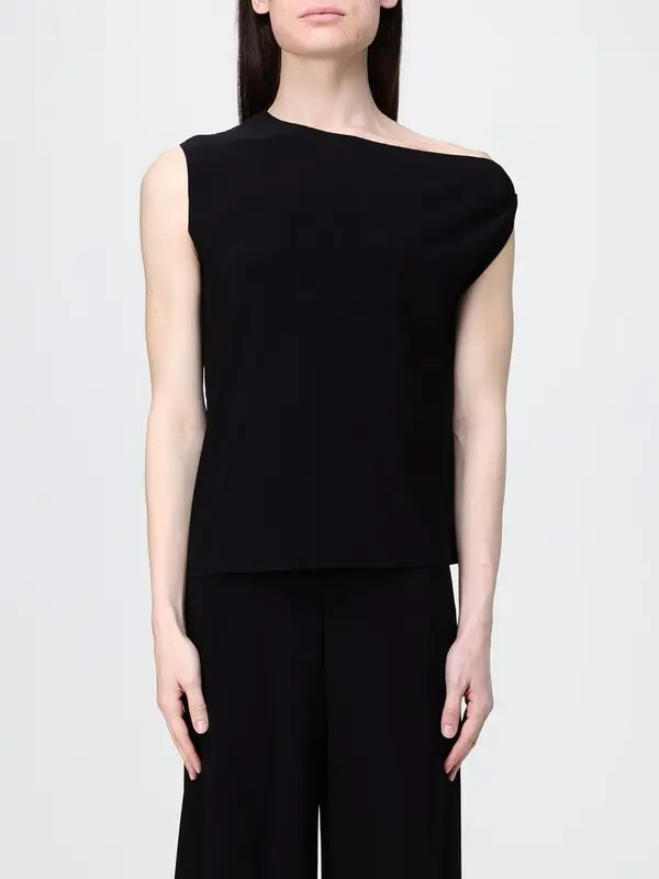 Norma Kamali Asymmetric Jersey Top