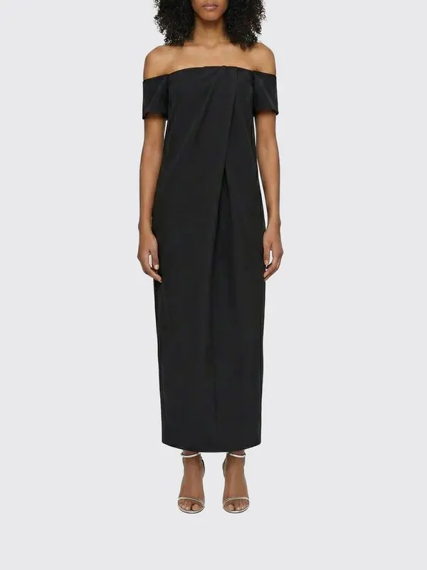 Magda Butrym Wool And Silk Blend Maxi Dress