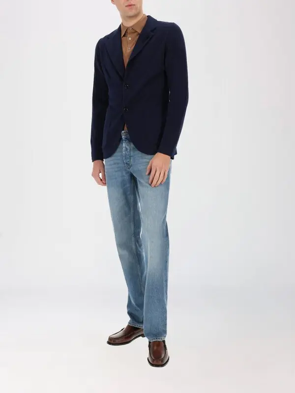 LARDINI Single-breasted Cotton Blazer