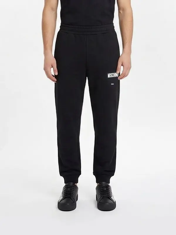 Moschino Cotton Jogging Trousers With Logo