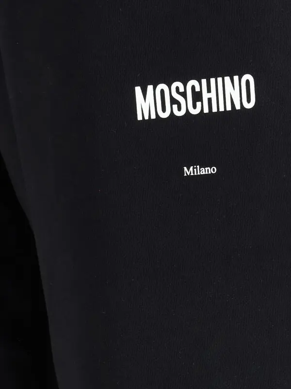 Moschino Cotton Jogging Trousers With Logo