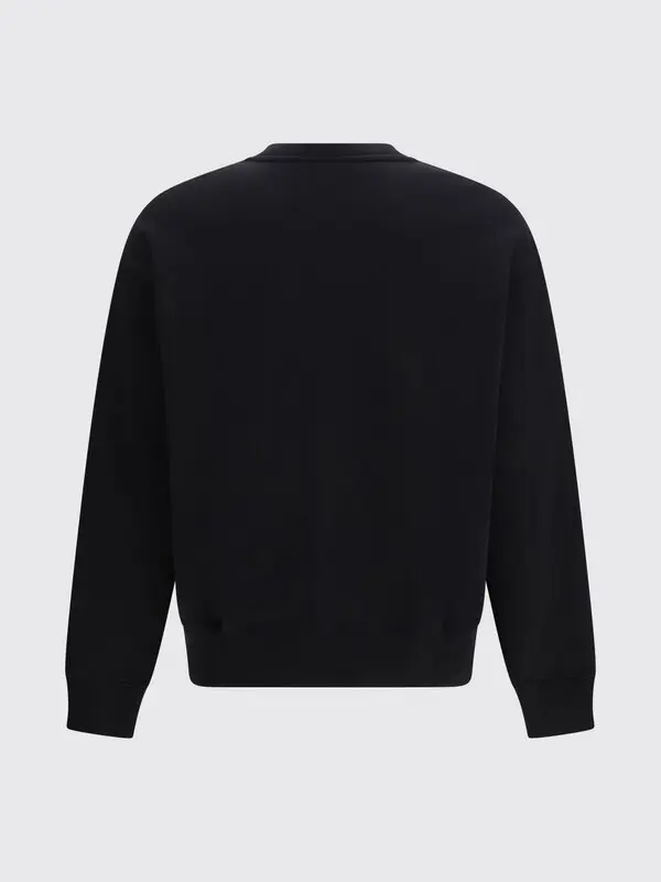 Moschino Cotton Crewneck Sweatshirt With Logo - Black
