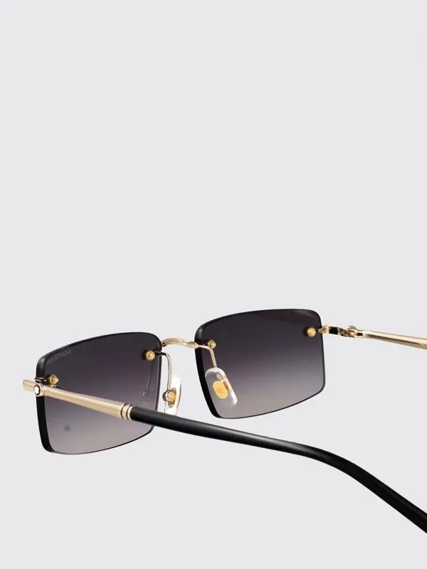 Montblanc Metal And Acetate Rectangular Sunglasses
