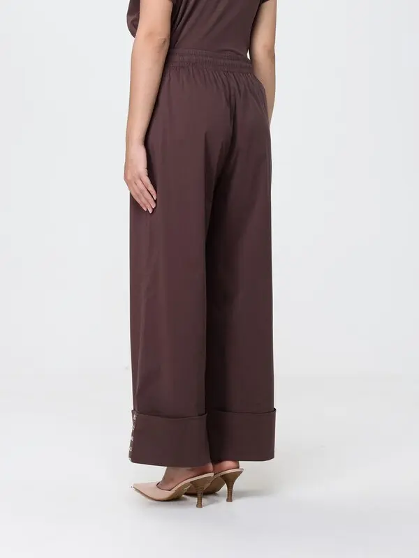 Liu Jo Cotton Trousers With Drawstring Waist