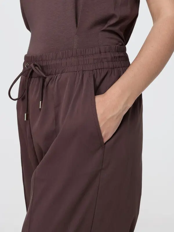 Liu Jo Cotton Trousers With Drawstring Waist