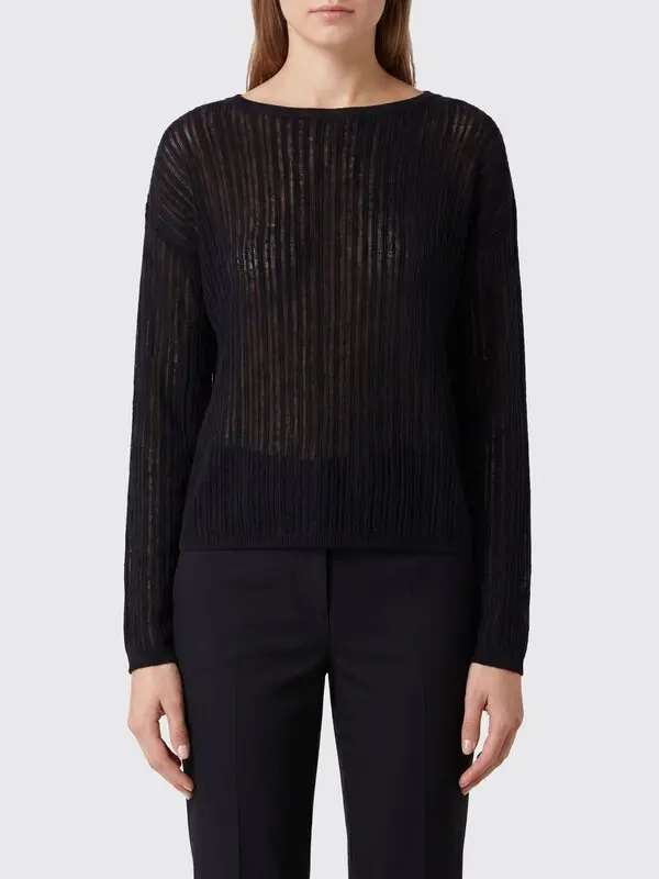 ALLUDE Cashmere Crew-neck Pullover - White