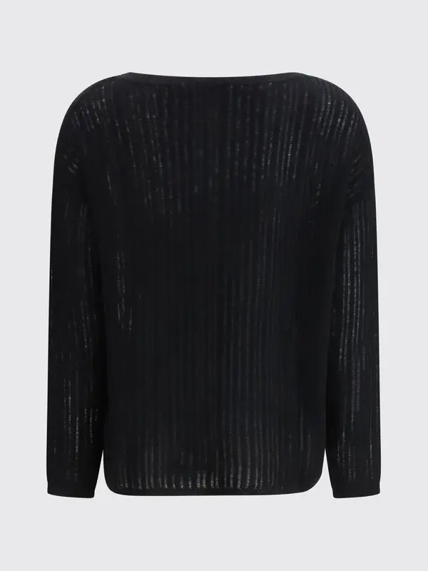 ALLUDE Cashmere Crew-neck Pullover - White