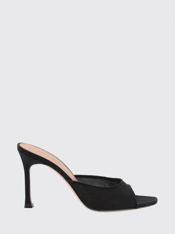 Amina Muaddi Heeled Sandals Colour - Black