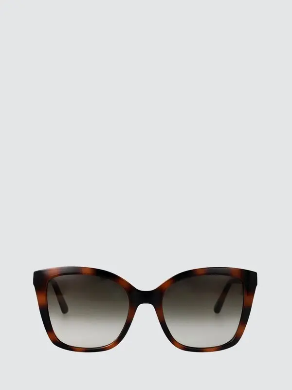 FERRAGAMO Cat Eye Acetate Sunglasses With Gancini Detail
