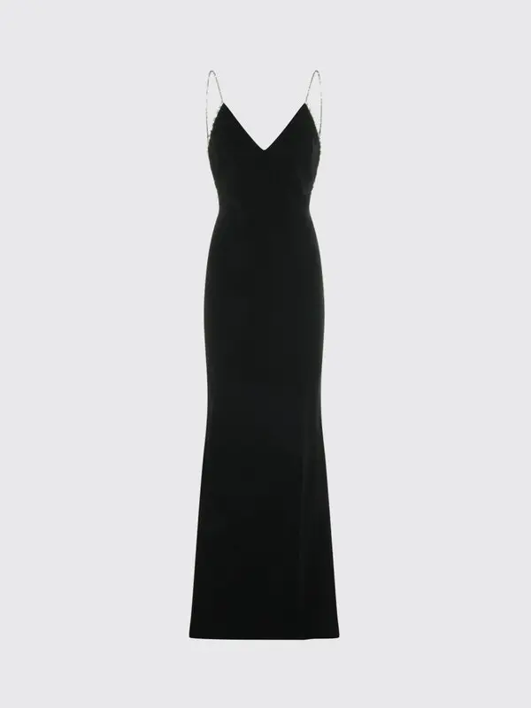 TOM FORD Long Evening Gown With Jeweled Straps