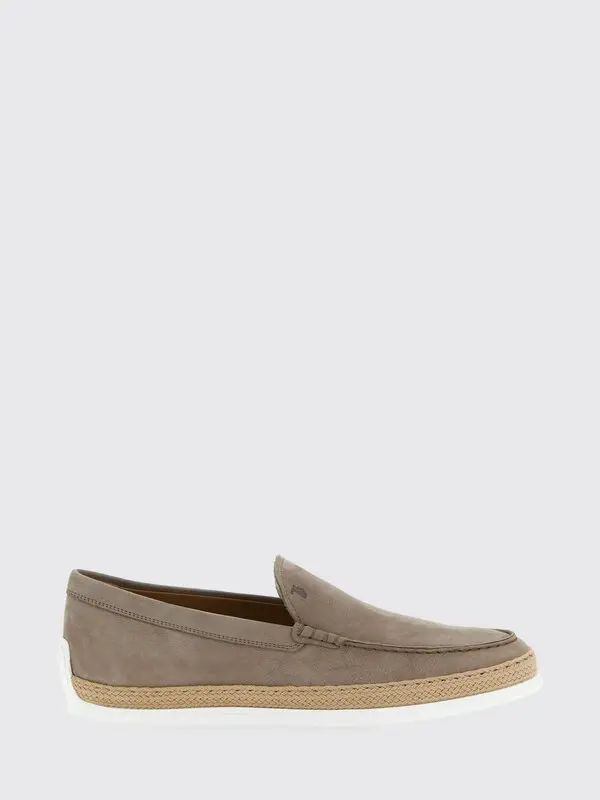 TOD'S Nubuck Loafers - Grey