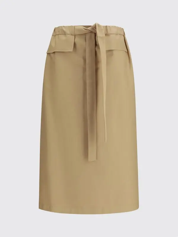 Fabiana Filippi A-line Midi Skirt With Sash Belt