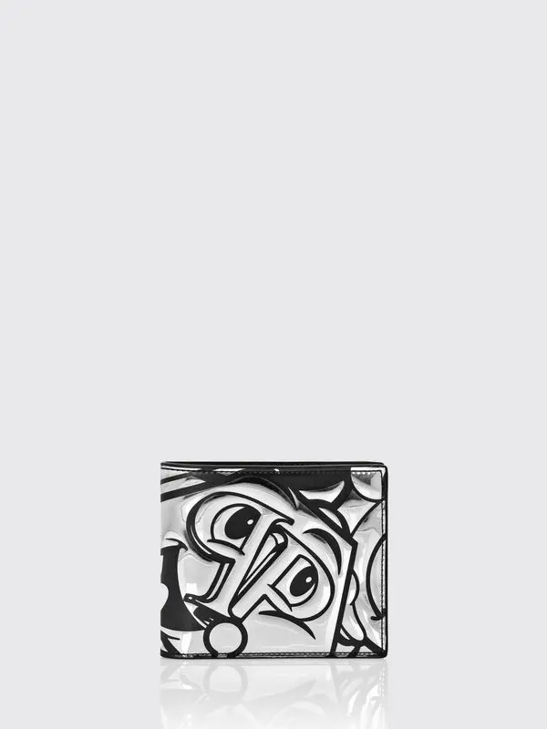 Philipp Plein Smile Calf Leather Wallet