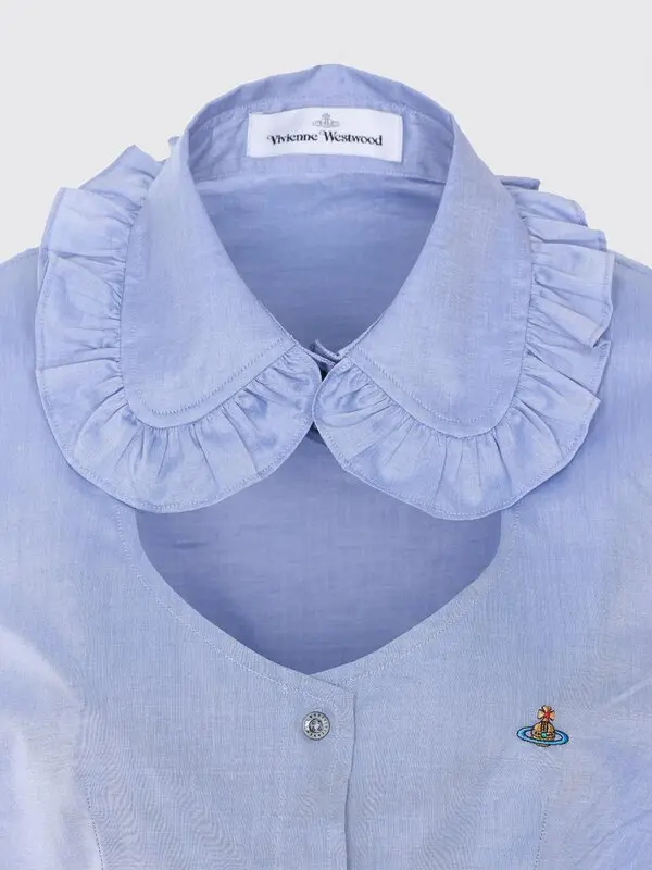 VIVIENNE WESTWOOD Cotton Blend Shirt With Peter Pan Collar