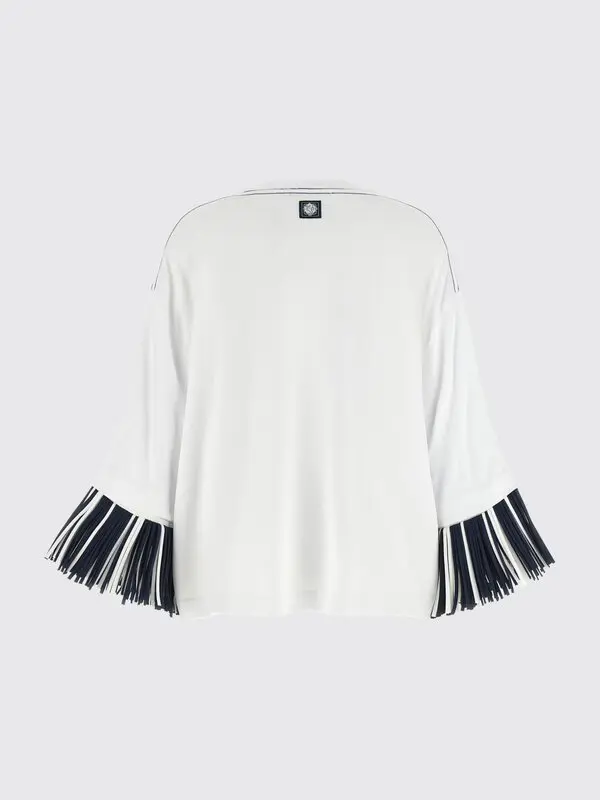 Jacquemus Long-sleeved Cotton T-shirt With Back Logo