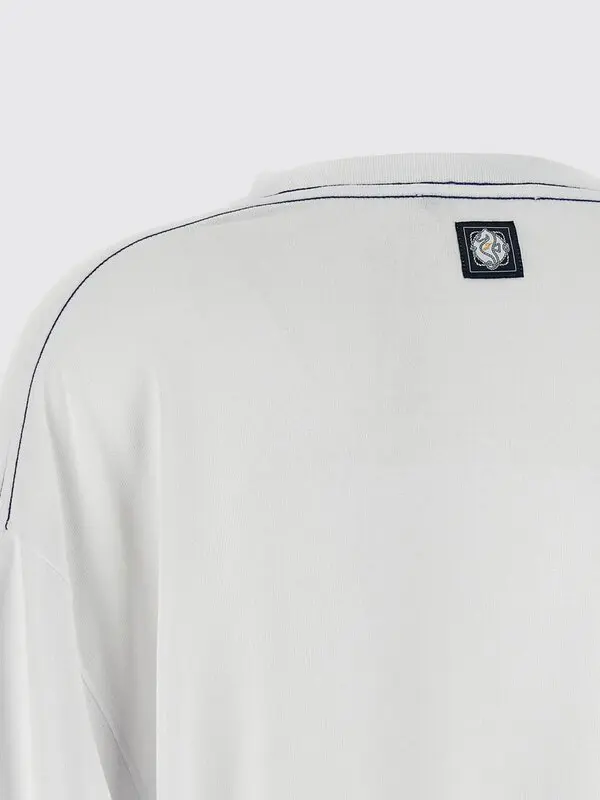 Jacquemus Long-sleeved Cotton T-shirt With Back Logo