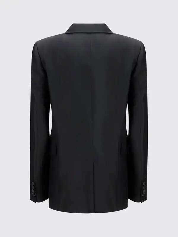 Khaite Double-breasted Wool Blazer With Peak Lapels And Flap Pockets