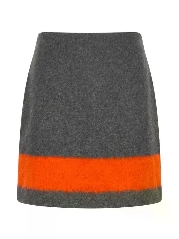 MSGM A-line Mini Skirt With Contrasting Stripe