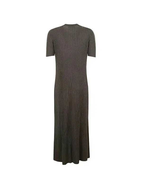 LISA YANG Ribbed Knit Maxi Dress