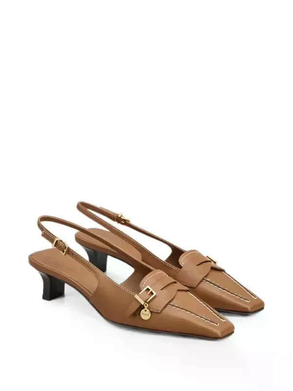 TOD'S Slingback Pumps In Leather