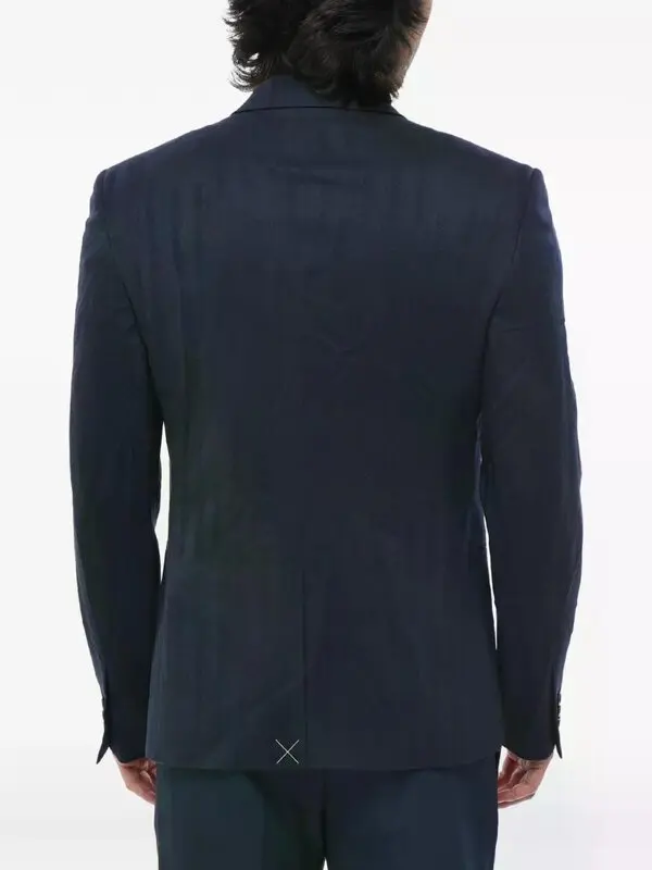 Off-White Jacquard Double-breasted Blazer