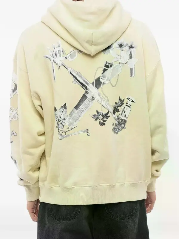 Off-White Logo-print Drawstring Hoodie