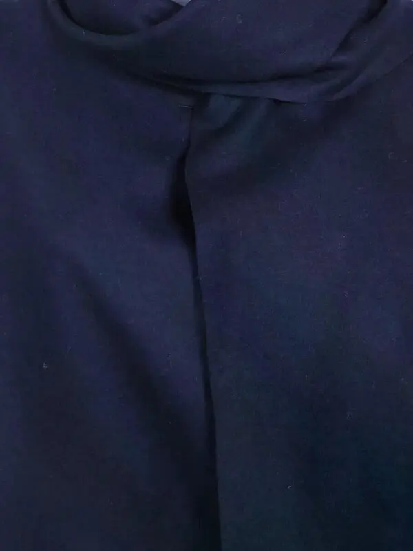 Harris Wharf London Scarf-detail Wool Coat - Blue