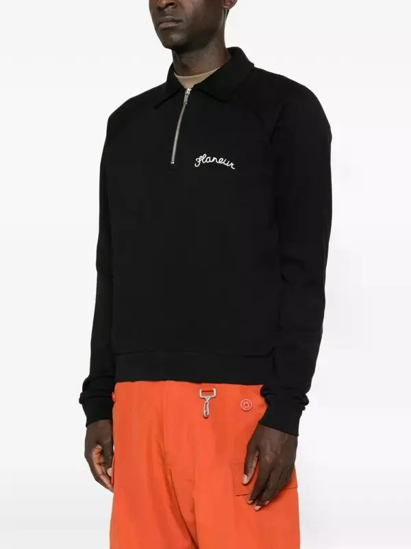FLANEUR Signature Half-zip Sweatshirt