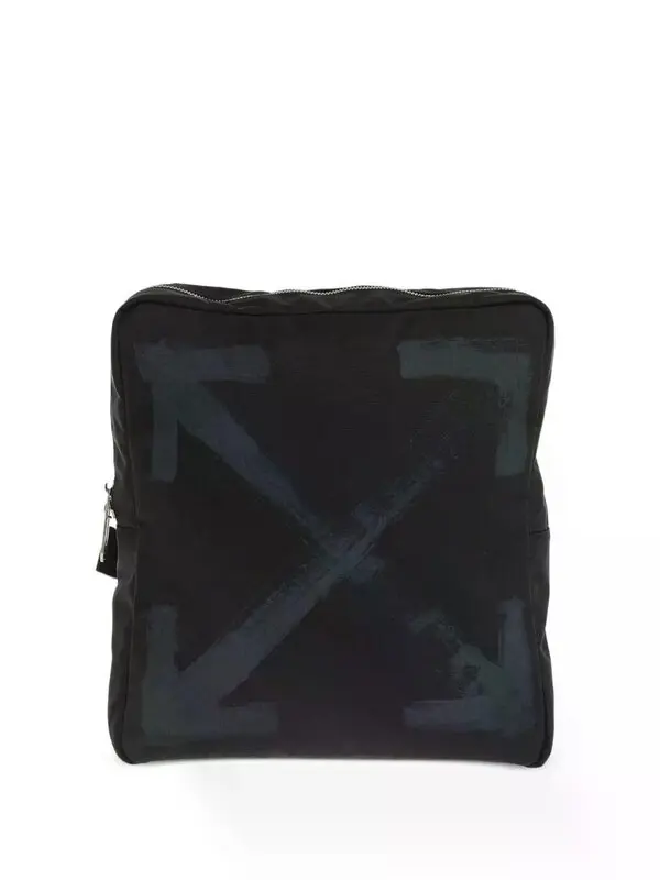 Off-White Arrow Print Crossbody Bag - Black