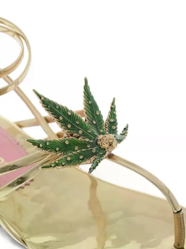 Dsquared2 Embellished Leaf Sandals