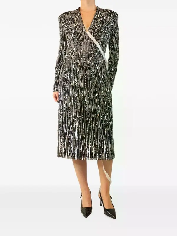 Jenny Packham Embellished Midi Dress