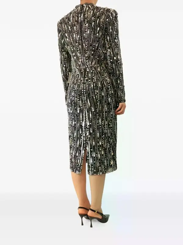 Jenny Packham Embellished Midi Dress
