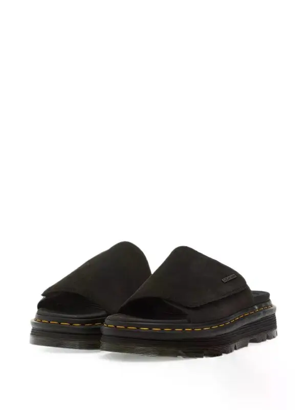 Dr. Martens Zebzag Touch-strap Contrast-stitch Slides