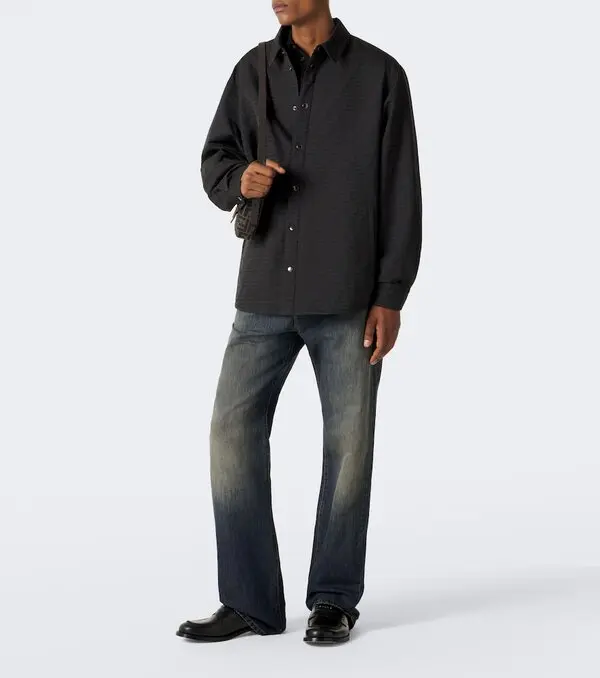 Fendi Ff Zucca Jacquard Overshirt