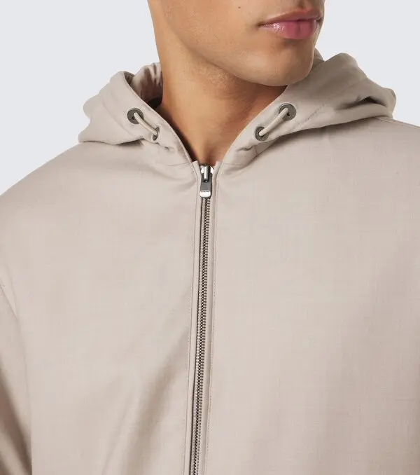 Agnona Hooded Wool Jacket