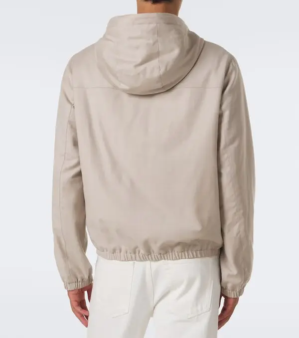 Agnona Hooded Wool Jacket