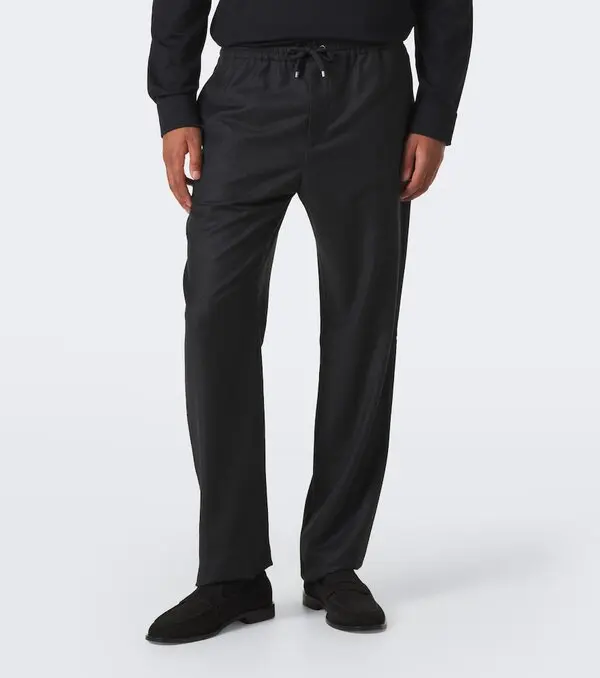 Agnona Virgin Wool Slim Pants