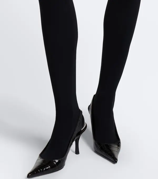 Magda Butrym Mid-rise Cotton-blend Tights