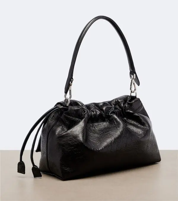 Fendi Baguette® Soft Large Leather Shoulder Bag - Black