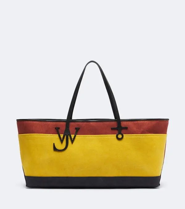 JW Anderson Anchor Striped Canvas Tote Bag - Multicoloured