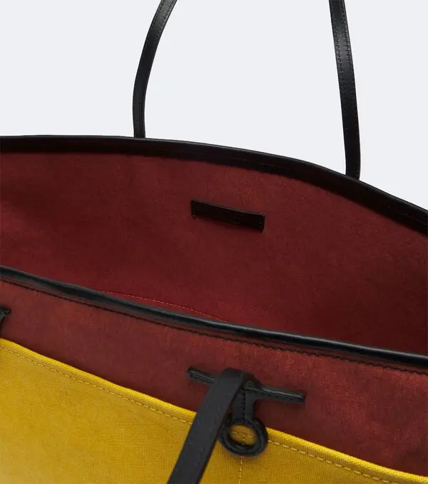 JW Anderson Anchor Striped Canvas Tote Bag