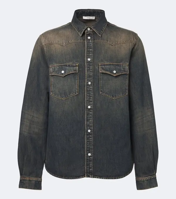 Fendi Faded Denim Shirt