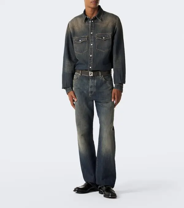 Fendi Faded Denim Shirt