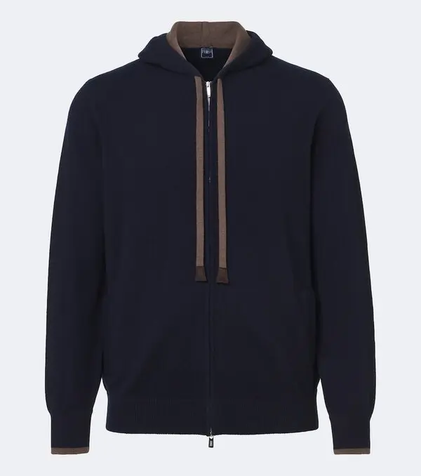Fedeli Cashmere Zip-up Hoodie