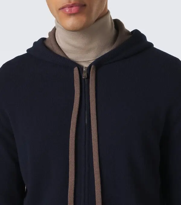 Fedeli Cashmere Zip-up Hoodie