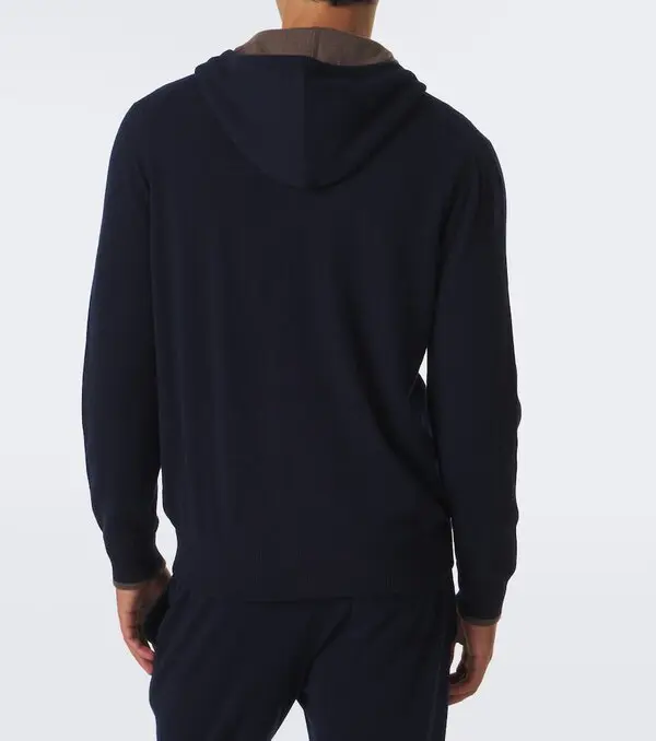 Fedeli Cashmere Zip-up Hoodie