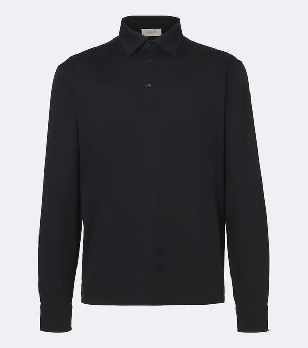Agnona Cotton And Silk Polo Shirt